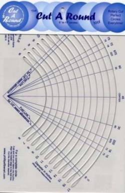 Cut A Round Ruler, Kreislineal für Kreise 6-17 inch